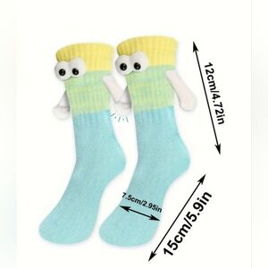 Source Unknown | Accessories | Cute Googly Eye Monster Socks Fun ...